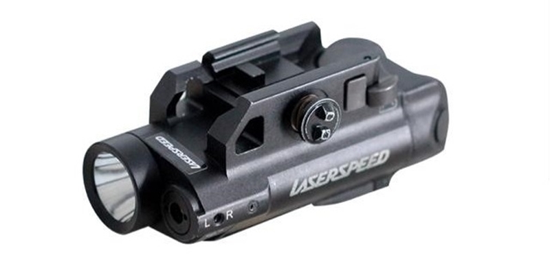 Rail Mounted Laser & Light Combo - Red Beam - Tactic Shop