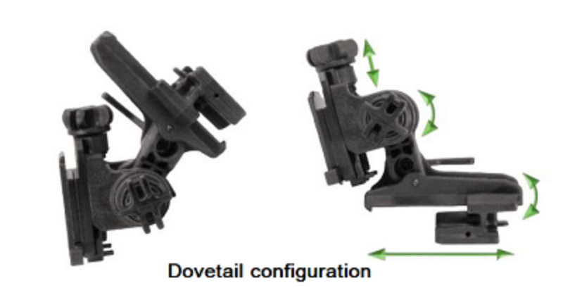 Cadex Defence Polymer Flip-Up Mount - Tactic Shop