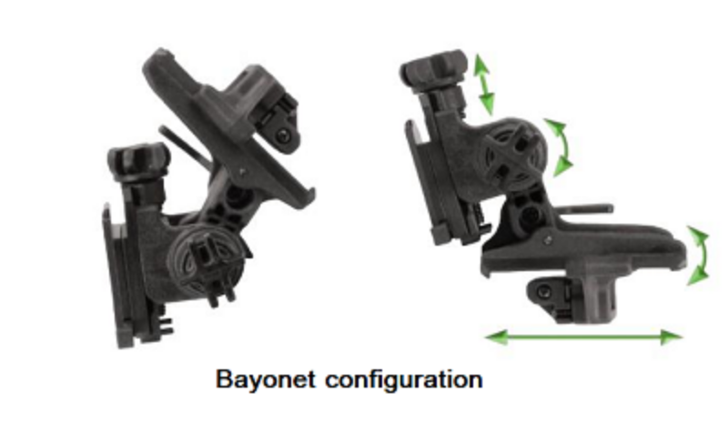 Cadex Defence Polymer Flip-Up Mount - Tactic Shop